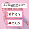 Booklet 1 - Pink Language Series - Materiały Montessori, karty ...